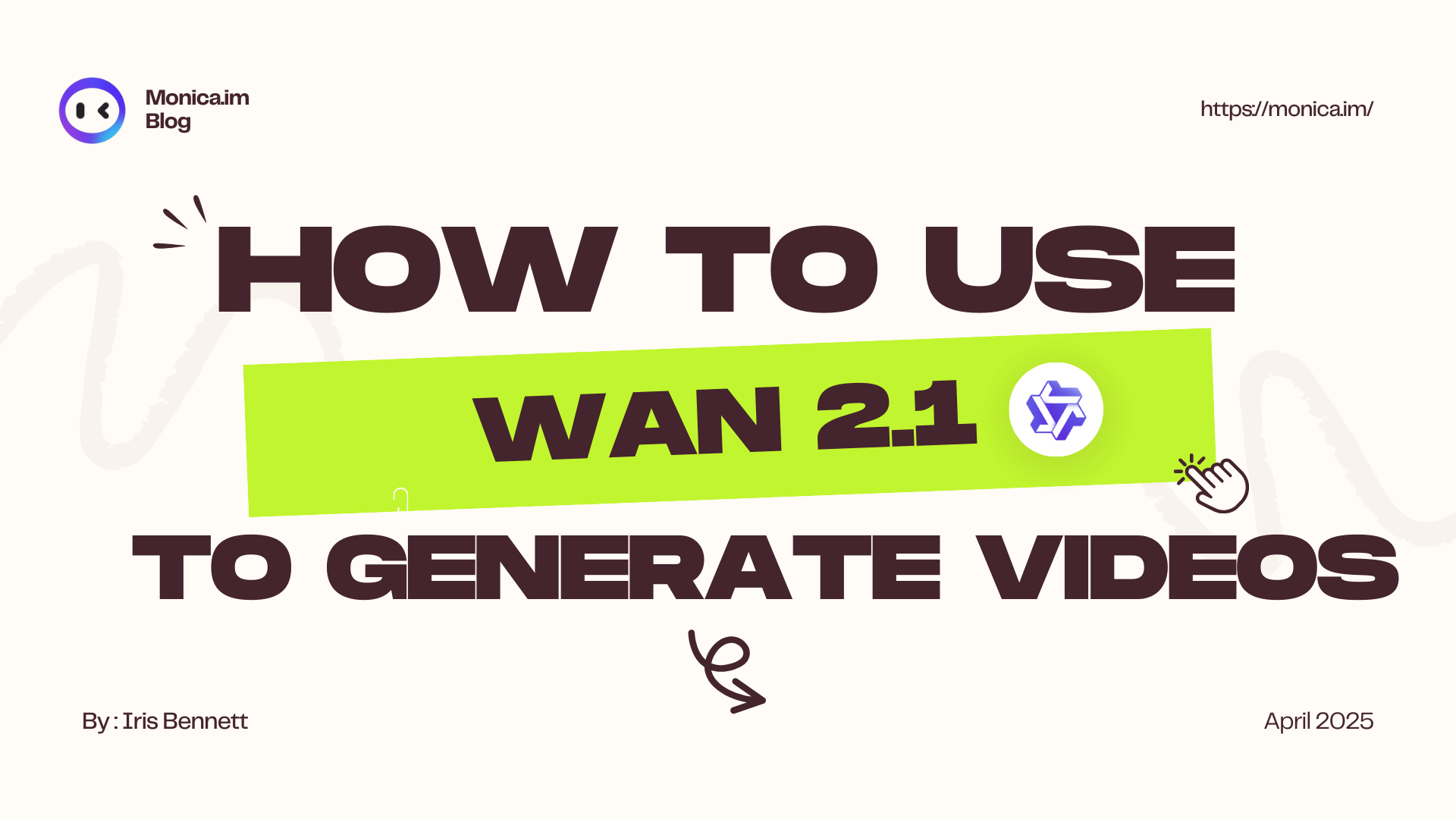 How to use Wan 2.1(Alibaba) to generate videos on Monica？