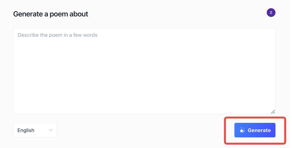 Free AI Poem Generator - Monica Tools