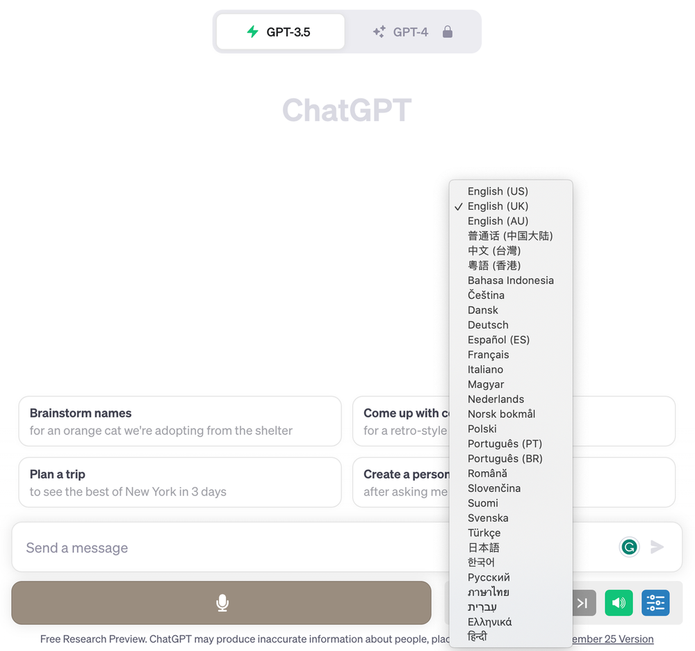 Voice Control with GPT - Revolutionizing ChatGPT