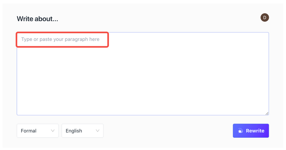 Free Paragraph Rewriter - Monica Tools