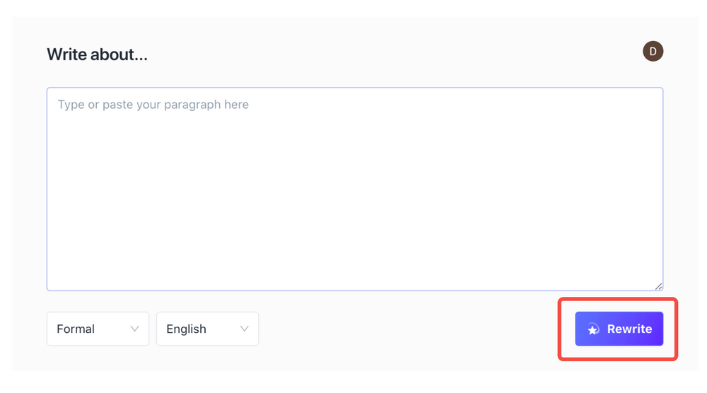 Free Paragraph Rewriter - Monica Tools
