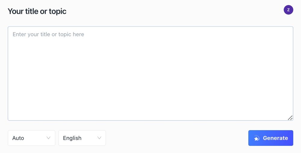 Free AI Text Generator - Monica Tools