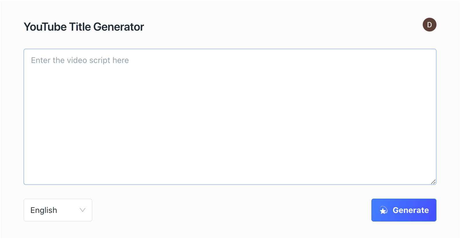 Free YouTube Title Generator - Monica Tools