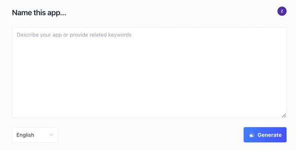 Free App Name Generator - Monica Tools